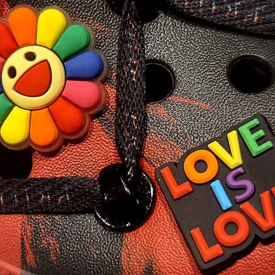 LGBTQ / Pride / Rainbow Colors PVC Shoe Charms for Crocs, Party Favors ...