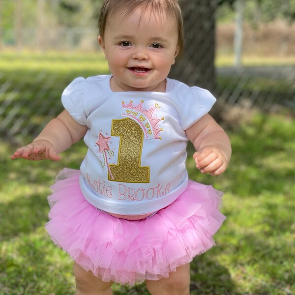 Princess Birthday Shirt, Princess Party, 1st 2nd 3rd 4th 5th 6th 7th 8th 9th Birthday, Glitter ...