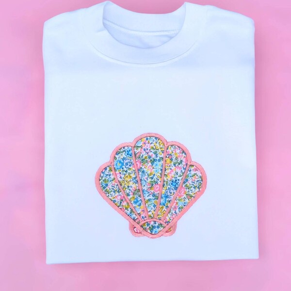 Sea Shell Applique Design / Seasheall Applique / Seashell Embroidery ...