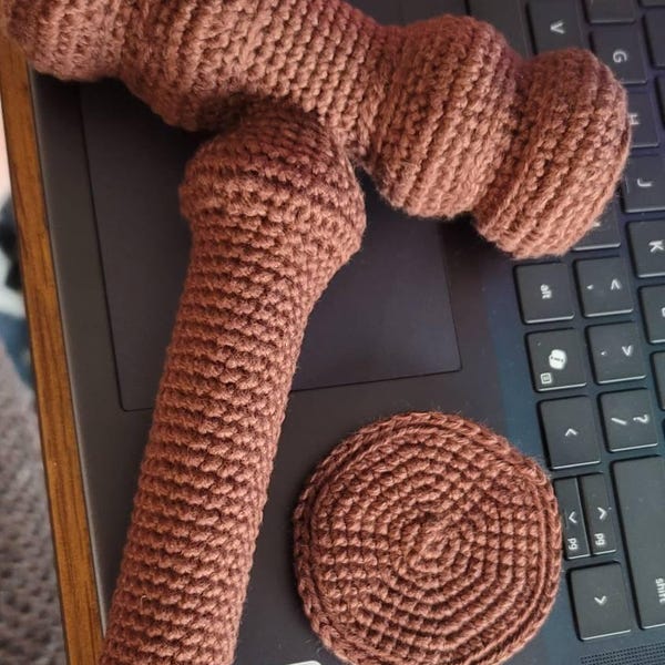PATTERN Thor's Hammer Crochet, DIY Crochet Hammer, Superhero Crochet ...