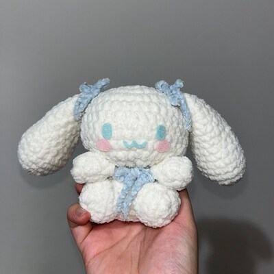 Bunny Rabbit Peaceful Plushies Crochet Pdf Crochet Pattern Amigurumi ...