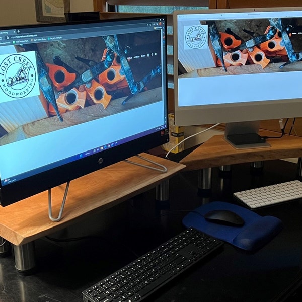 Computer Monitor Stand, Monitor Riser, Computer Stand, Custom Made ...