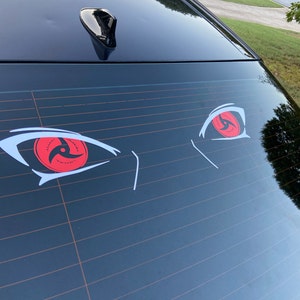 Red Eye Anime Sticker/decal - Etsy