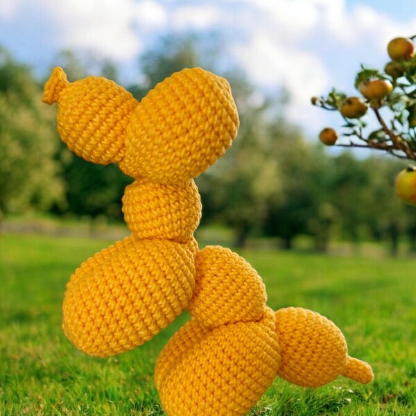 Balloon Animal Dog Crochet PATTERN ONLY Instant DOWNLOAD Puppy ...