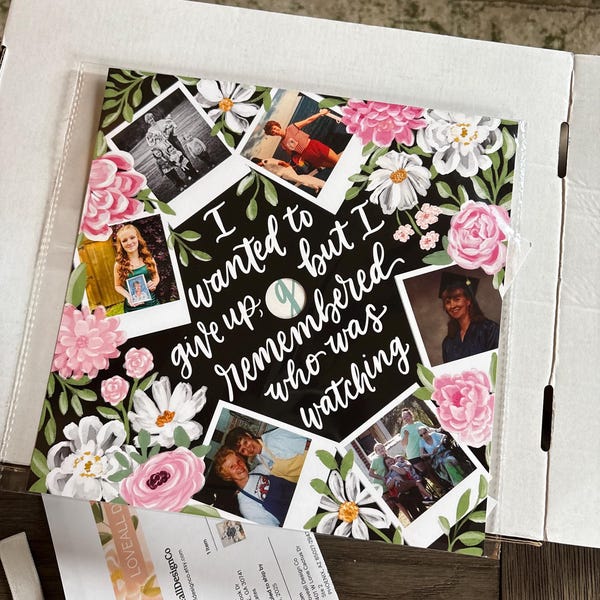 Custom Graduation Cap Topper, I Trust the Next Chapter Because I Know ...