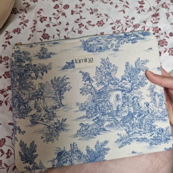 Gingham Laptop Sleeve 11" 13" 14" 15" 16" Inches MacBook Case With ...