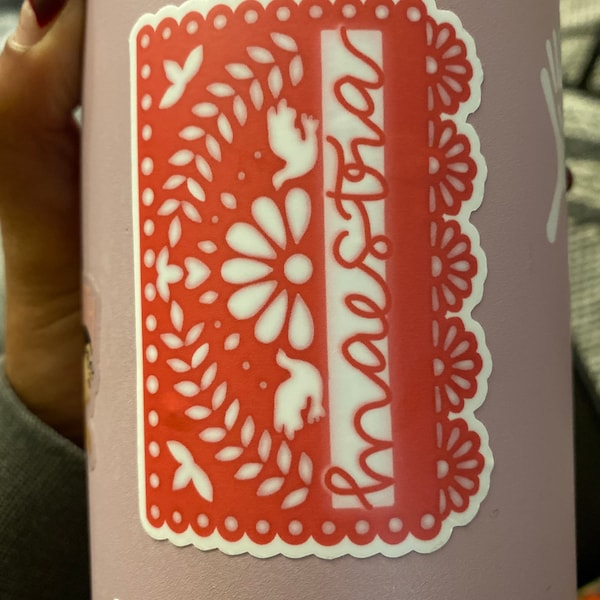 Maestra- Spanish Teacher Papel Picado Sticker - Etsy