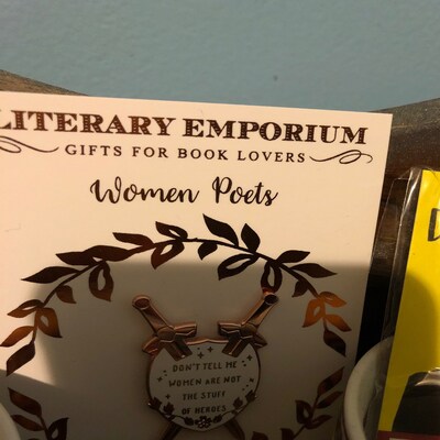 Qiu Jin Enamel Pin Women Poets Pin Collection Book Lover Feminist Pin ...