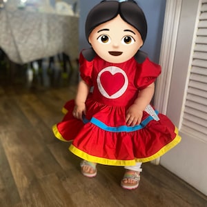 Chilindrina, Chilindrina Costume, Baby Dress, Baby Birthday Dress ...