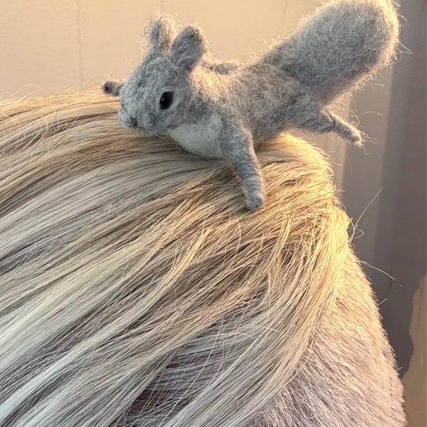 Bobby Pin With a Needle Felted Rat, Wool Hairpin - Etsy