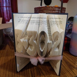 Read Folded Book Graduation Literature Librarian English - Etsy