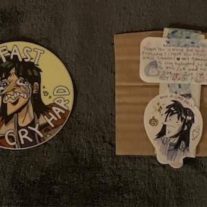 Live Fast Cry Hard - Kaiji Ultimate Survivor Sticker - Etsy