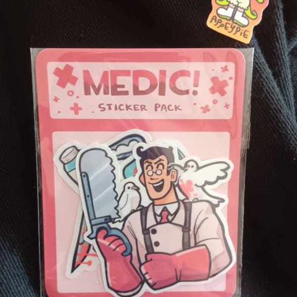 MEDIC! TF2 Vinyl Sticker Pack - Etsy