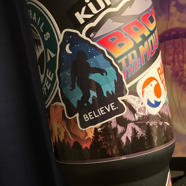 Bigfoot Sticker Set - Etsy