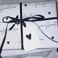 You're My Favourite Human Wrapping Paper and Gift Tag, Valentine's Gift ...