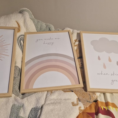 Girls Bedroom Prints,unicorn Prints,nursery Decor,rainbow, Decor ,pink ...