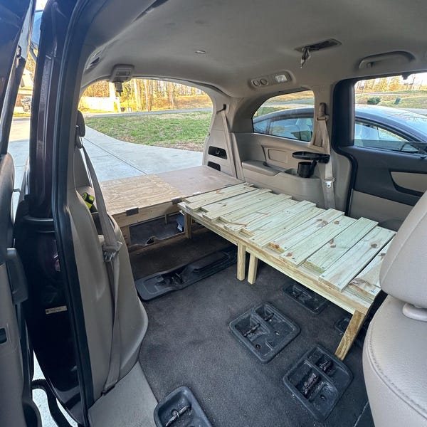 Honda Odyssey Minivan Camper Conversion DIY Plans (slat Bed) - Etsy