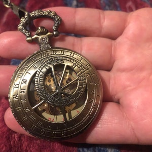 Time Lord Mechanical Pocket Watch Pocket Chain or Necklace - Etsy