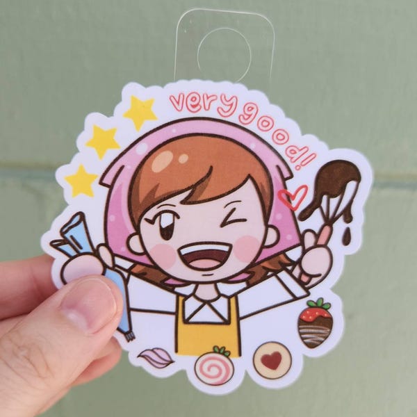 Cooking Game Sticker -fan Art, Aesthetic Cooking Game Sticker, Decals ...