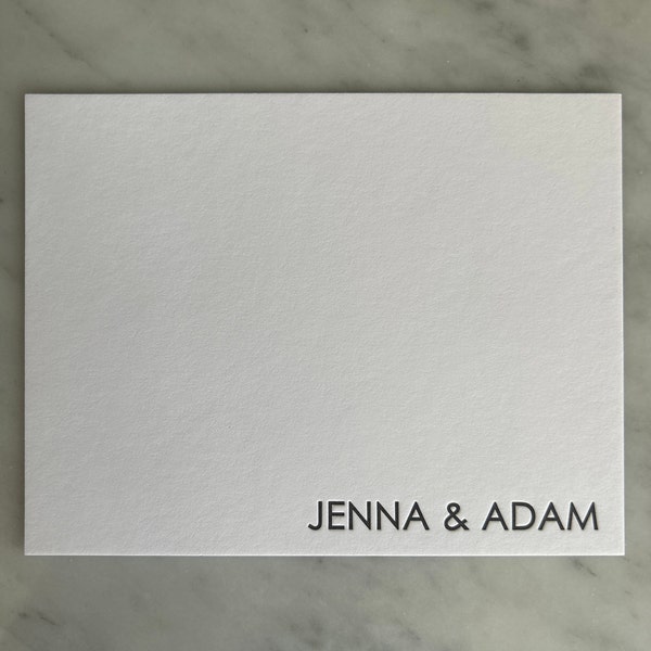 Set of Six Type Love Letterpress Postcards - Etsy