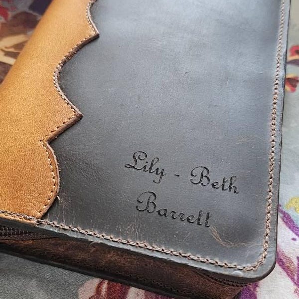 Sermon Notebook Leather, Pastor Notebook, Sermon Binder, Minister Gift ...