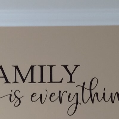 Family is Everything Decal Family is Everything Wall Decal Family is ...