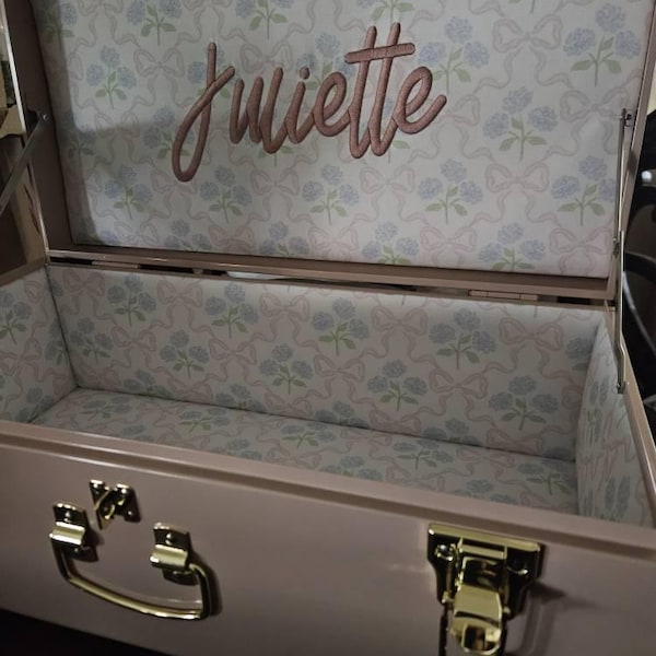 Personalized Baby Keepsake Trunk Large Storage Gift for Newborn Nursery ...