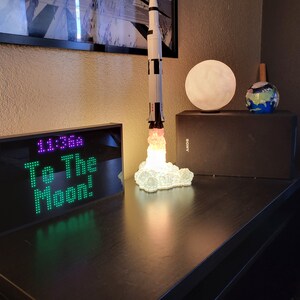 Apollo 11 Saturn V Rocket Lamp - Etsy