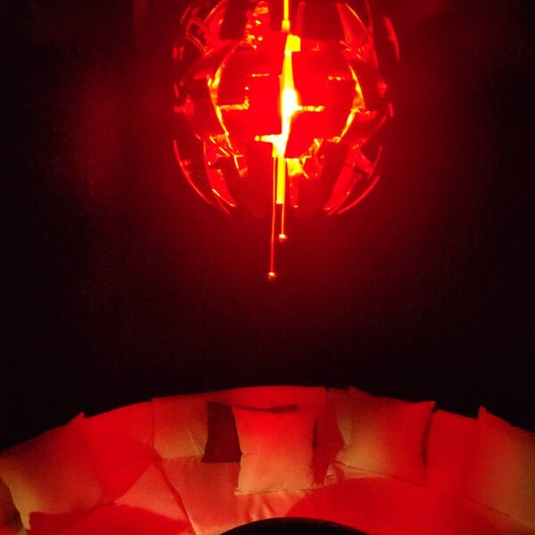 Ikea PS 2014 Star Wars Death Star Exploding Pendant Ceiling Light Lamp ...