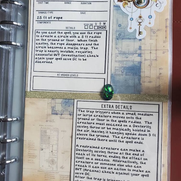 Blank Illustrated PDF Spell and Scroll Cards for Dungeons and Dragons ...