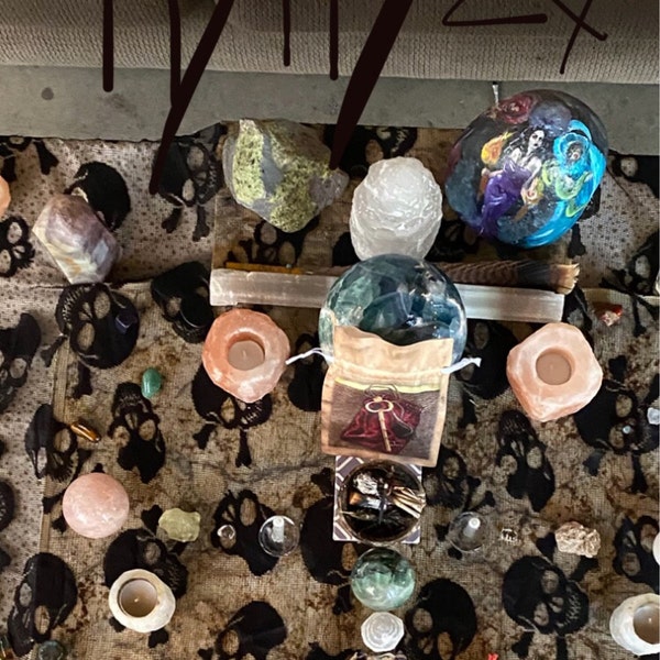 Key of Hecate, the Well Worn Path Oracle Bag or Tarot Bag - Etsy