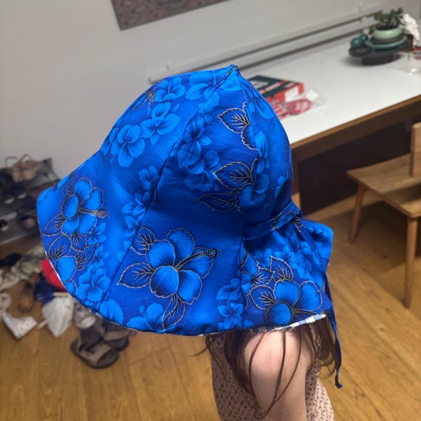 Tulip Hat Pattern - Adjustable Ponytail Hat Sewing Pattern - Sun ...