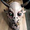 Latex Wearable Zombie Skull Halloween Mask - Etsy