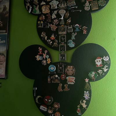 Mickey Mouse Cork Boards. Mickey Pin Display. Disney Pin Board, Mickey ...