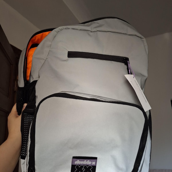 High Vision Backpack, Reflective Rucksack for Cyclist, Roomy Messenger ...