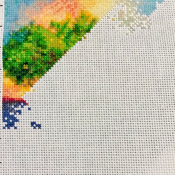 Bookshelf and Plants Full Coverage Counted Cross Stitch Pattern Digital ...