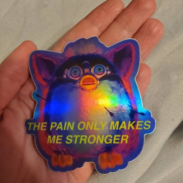 PAIN - Gloss Vinyl Sticker - Etsy