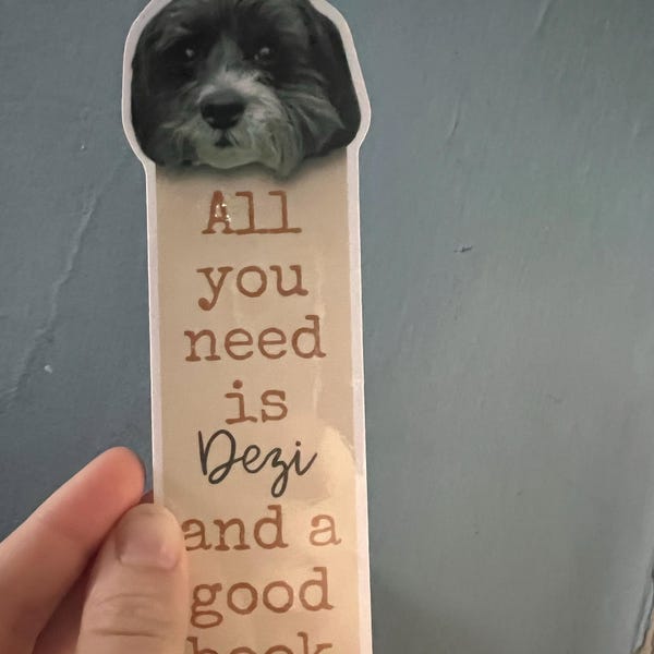 Custom Dog Bookmark, Animal Lover Gift for Pet Lovers, Personalized ...