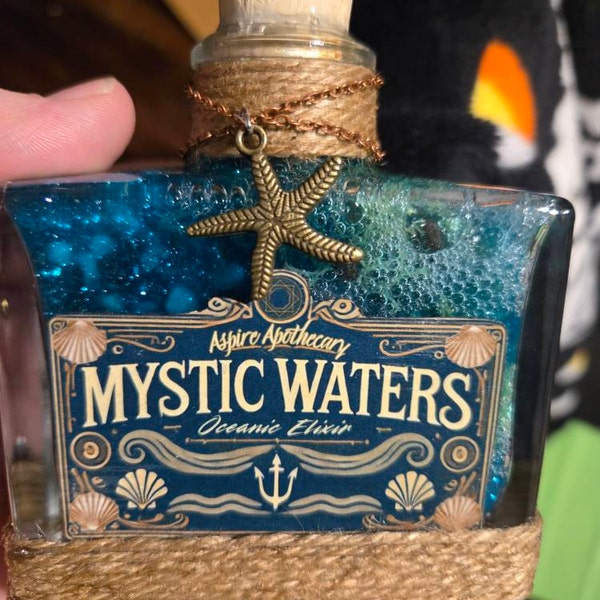 Medusa's Braid Potion Bottle Fantasy Mythology Handcrafted Collectible ...