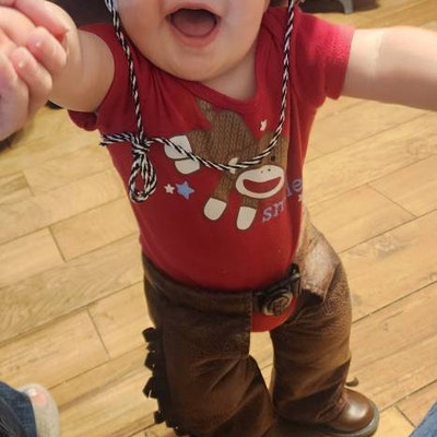 Infant/baby/toddler/child's Vest & Chaps Outfit - Etsy
