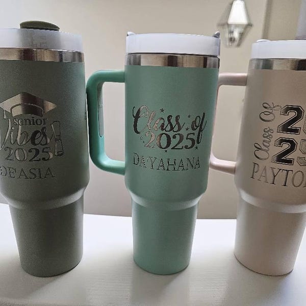 Personalized Graduation Tumbler, High School Graduation Gift for Her ...