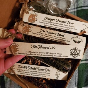 D&D Tea Variety Pack Potion Tube Sampler Loose Leaf Tea - Etsy