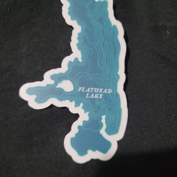 Vintage WPA Style Glacier National Park Landmark Sticker - Iceberg Lake ...