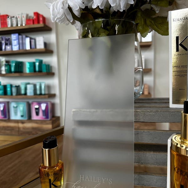 Personalized Balayage Board | Custom Highlight Board | Frosted Acrylic ...