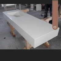 Modern Quartz Countertop With Basin - Etsy