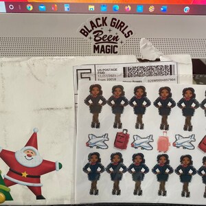 24 Doctor African American Woman Stickers for Planners & | Etsy