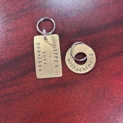 Stitch-dog Id Tag With a Quilting Theme - Etsy