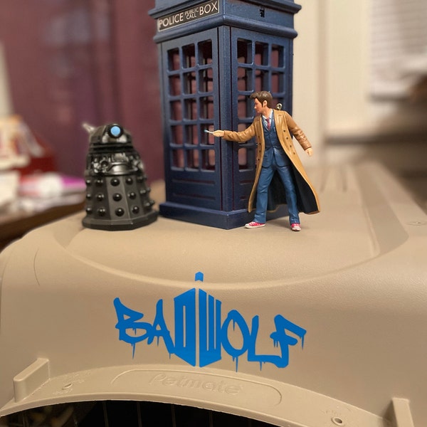 Bad Wolf Doctor Who Vinyl Sticker Car Window Door Bumper Decal DR ...