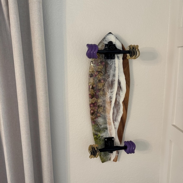 5x Pack Skateboard Wall Mount, Skateboard Hanger, Skate Deck Display ...