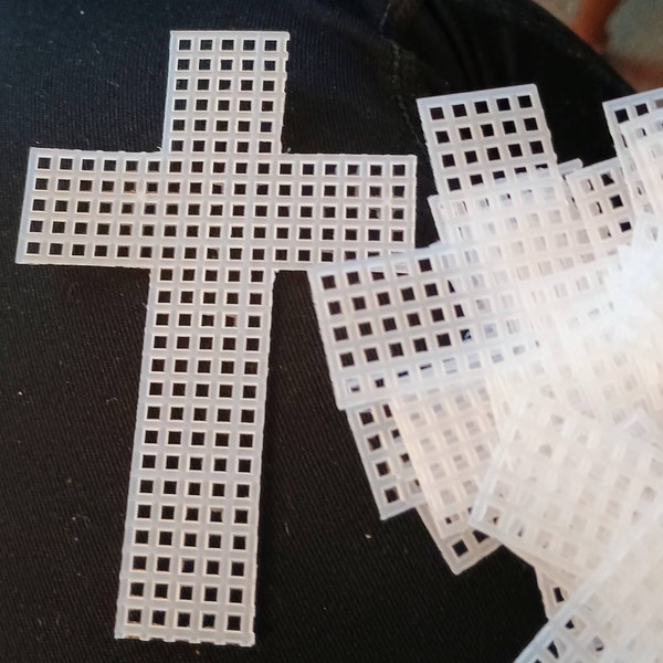 Plastic Canvas 3 Tier Cross - Etsy